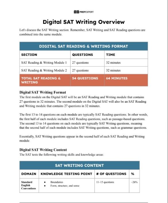 Tải FREE sách Prep Expert SAT Course Writing Book PDF bản Full – Tư Vấn ...
