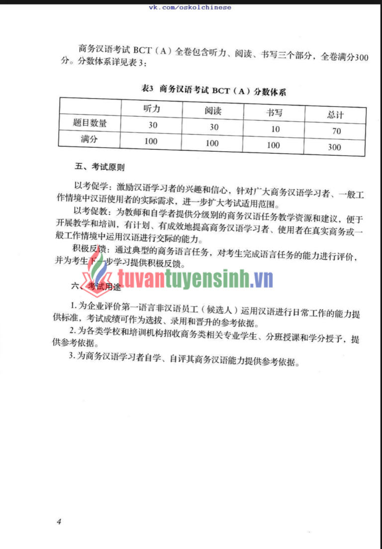 Tải FREE sách Business Chinese Test Syllabus BCT(A) PDF – Tư Vấn Tuyển Sinh